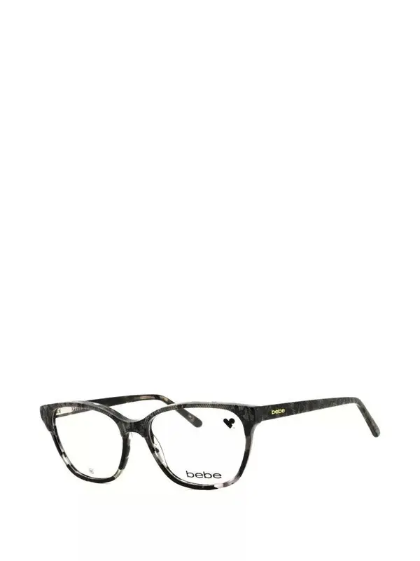 Bebe Lace-print Rectangle-frame Glasses