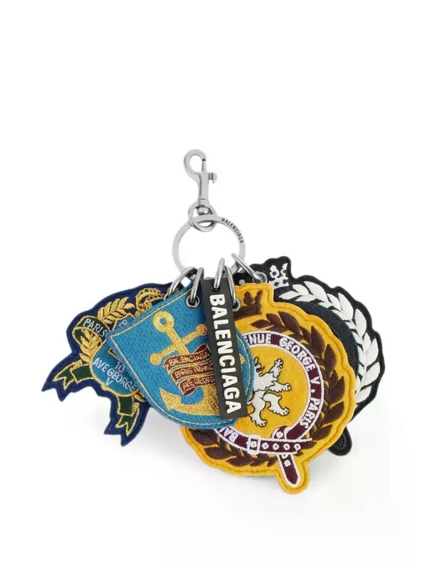 Balenciaga Patches-charm Keychain