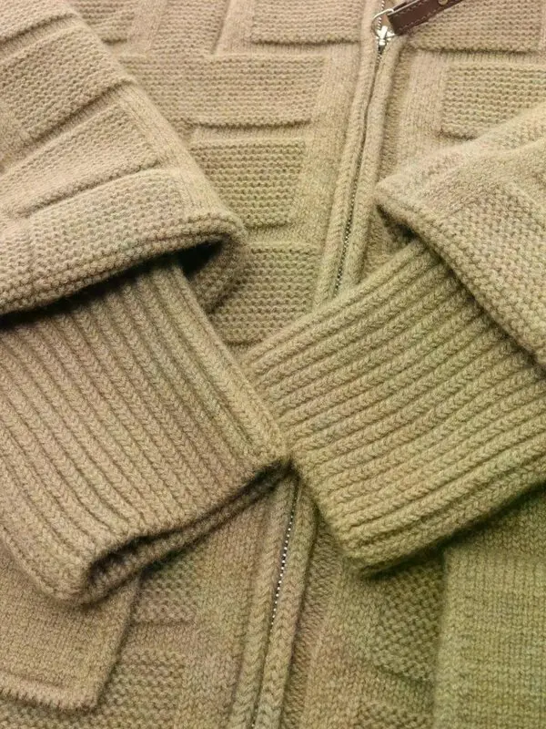 Hermès 2010s H-pattern Cardigan