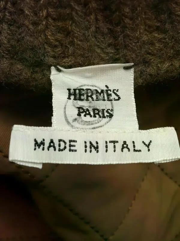 Hermès 2010s H-pattern Cardigan