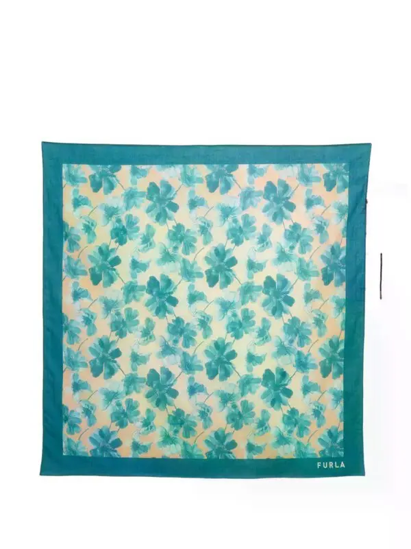 Furla Lea Blossom-print Scarf