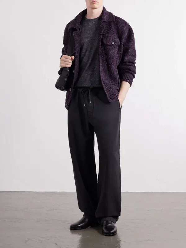 A KIND OF GUISE Samurai Straight-leg Cotton-jersey Trousers