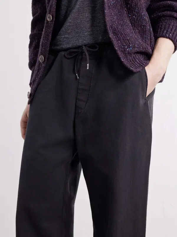 A KIND OF GUISE Samurai Straight-leg Cotton-jersey Trousers