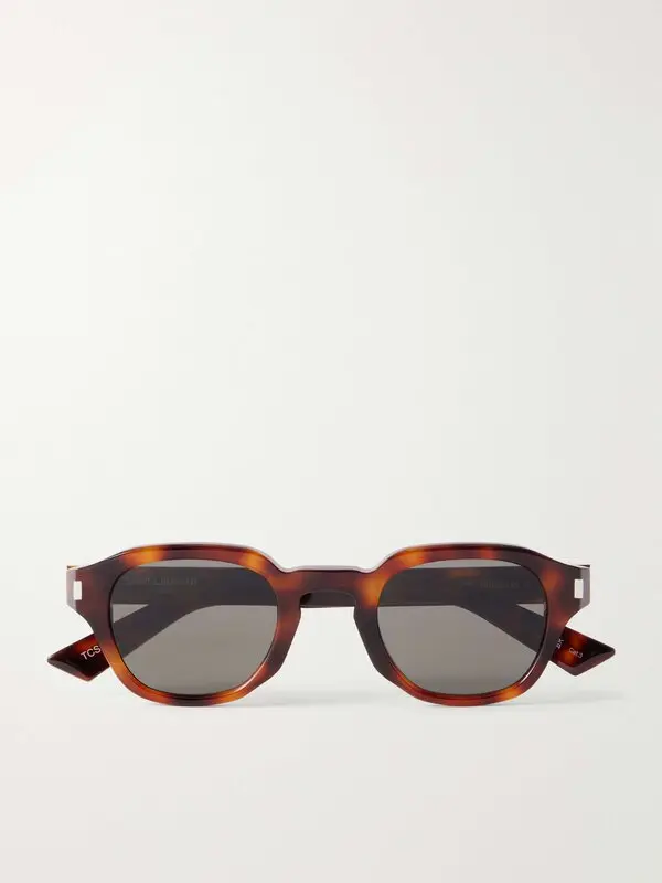 Saint Laurent Sl 946 Round-frame Recycled Acetate Sunglasses