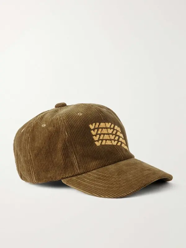 Visvim Logo-embroidered Cotton-corduroy Cap