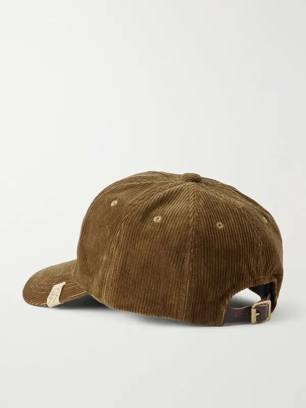 Visvim Logo-embroidered Cotton-corduroy Cap