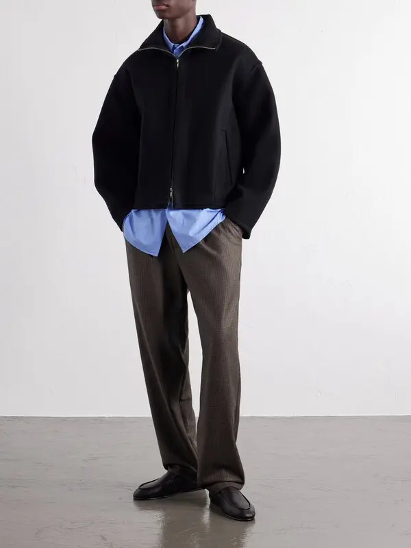 YOKE Wool And Cashmere-blend Felt Blouson Jacket