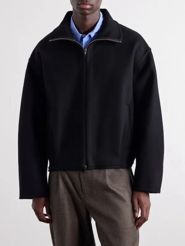 YOKE Wool And Cashmere-blend Felt Blouson Jacket