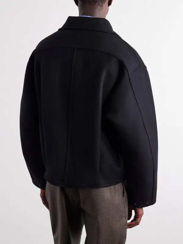 YOKE Wool And Cashmere-blend Felt Blouson Jacket