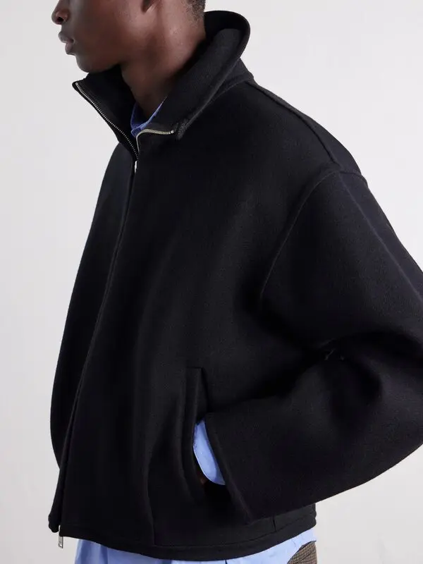 YOKE Wool And Cashmere-blend Felt Blouson Jacket