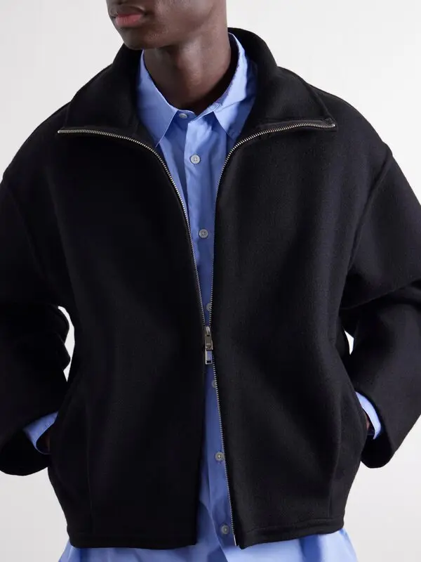 YOKE Wool And Cashmere-blend Felt Blouson Jacket