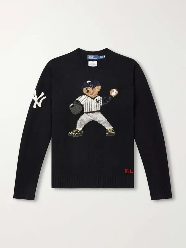 Polo Ralph Lauren Mlb Intarsia Wool Sweater