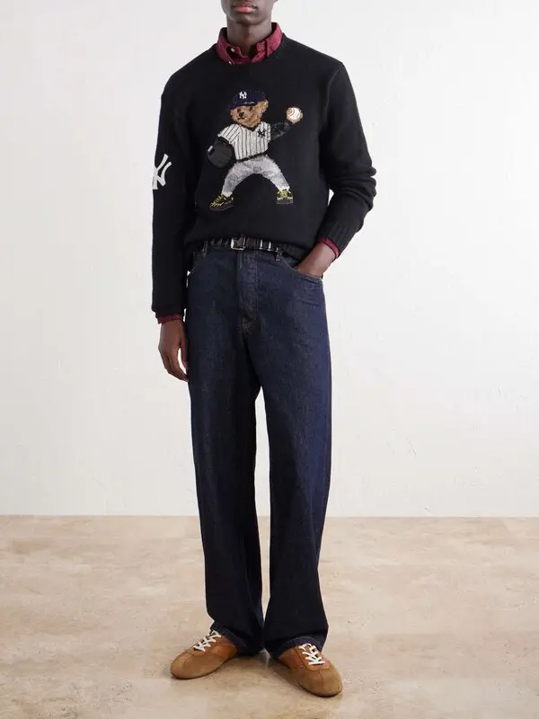 Polo Ralph Lauren Mlb Intarsia Wool Sweater