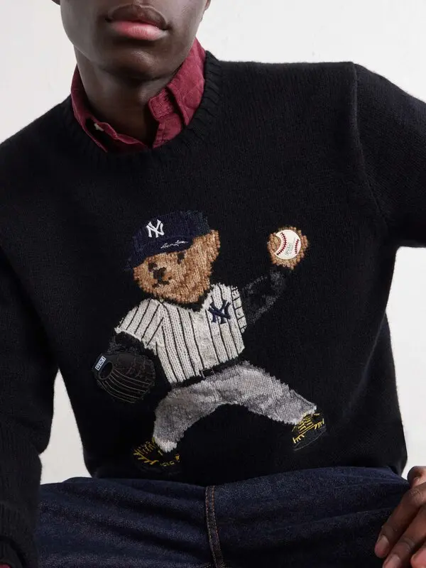 Polo Ralph Lauren Mlb Intarsia Wool Sweater