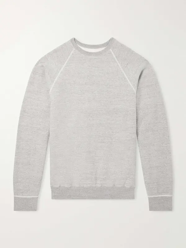 ORSLOW French Terry-cotton Sweatshirt