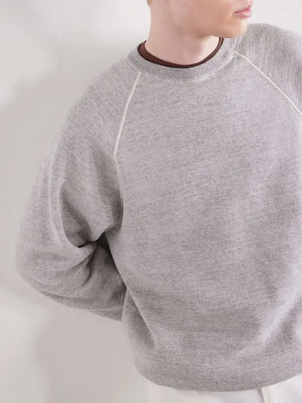 ORSLOW French Terry-cotton Sweatshirt
