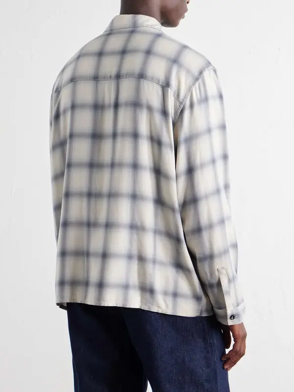 SAGE NATION Strano Checked Twill Shirt