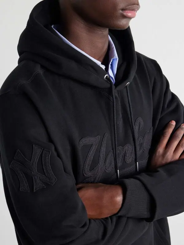 Polo Ralph Lauren Mlb Appliquéd Cotton-blend Jersey Hoodie