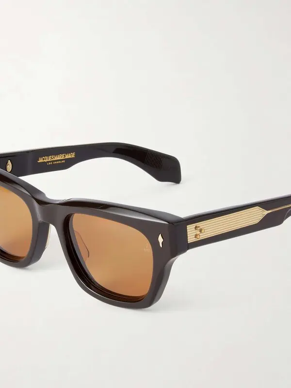 JACQUES MARIE MAGE Dealan 53 Square-frame Acetate Sunglasses