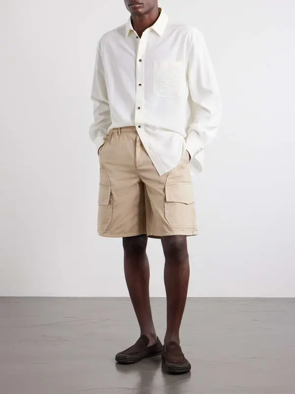 Loewe Paula's Ibiza Straight-leg Cotton Cargo Shorts