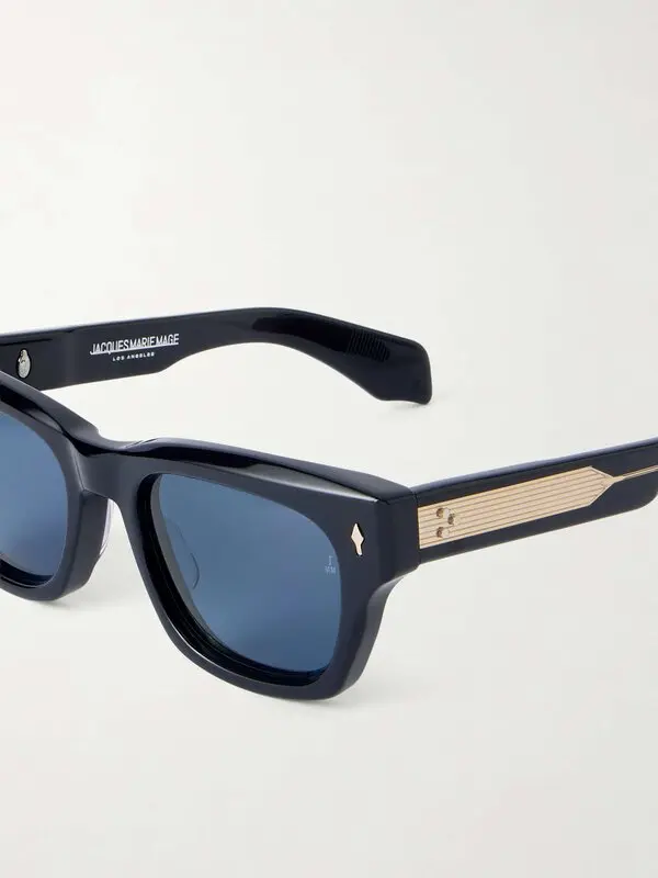 JACQUES MARIE MAGE Dealan 53 Square-frame Acetate Sunglasses