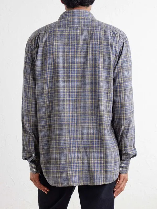 Hartford Paul Checked Cotton-flannel Shirt