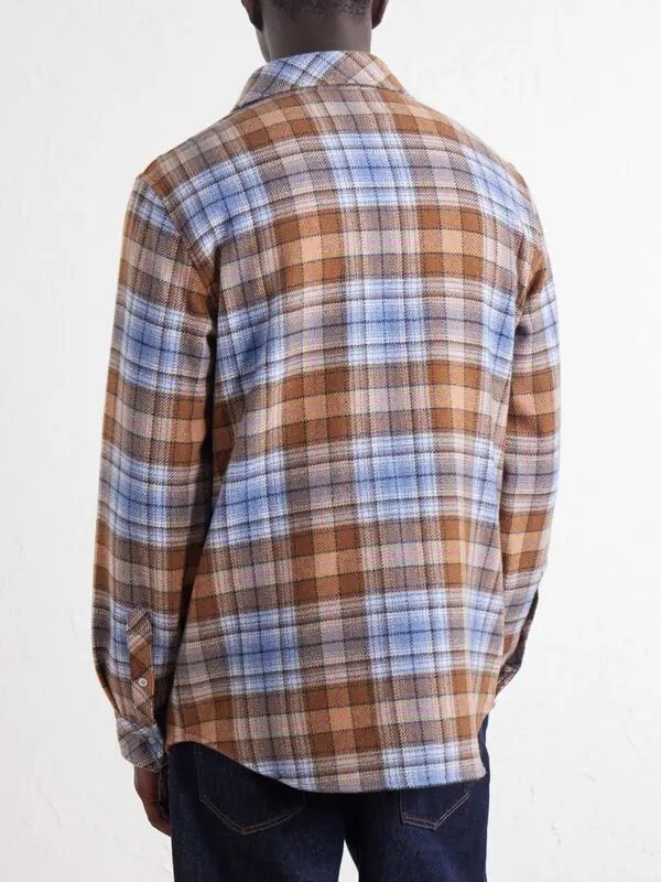 GOD'S TRUE CASHMERE Nomad Checked Cashmere Shirt
