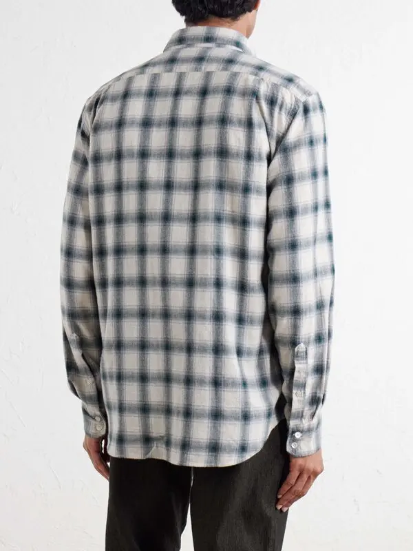 Hartford Paul Checked Cotton-flannel Shirt