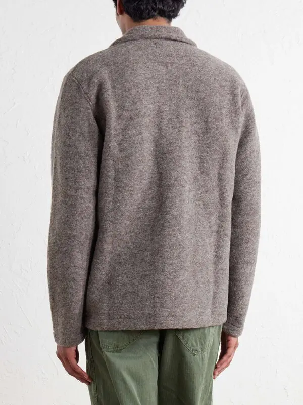 Hartford Brushed Wool-blend Felt Blouson Jacket