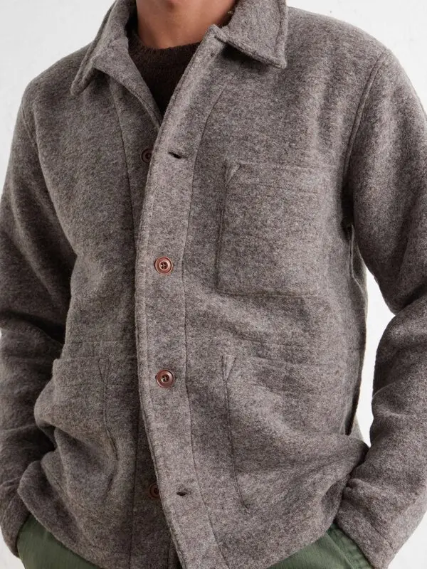 Hartford Brushed Wool-blend Felt Blouson Jacket