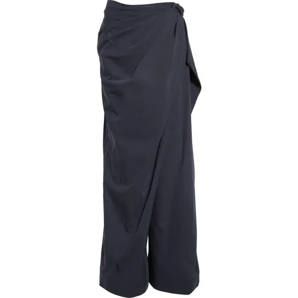 JW Anderson Fold Over Twist Wide Leg Trousers