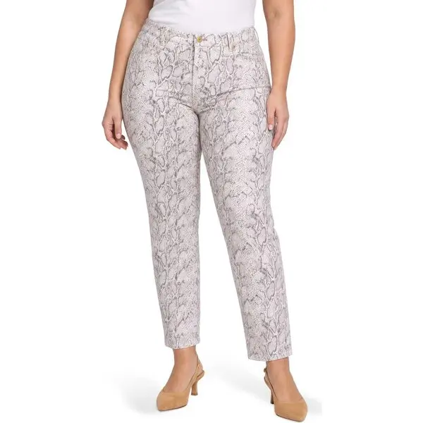 NYDJ Marilyn High Waist Ankle Straight Leg Jeans