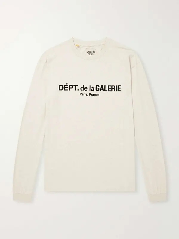 GALLERY DEPT. Logo-appliquéd Cotton-jersey T-shirt