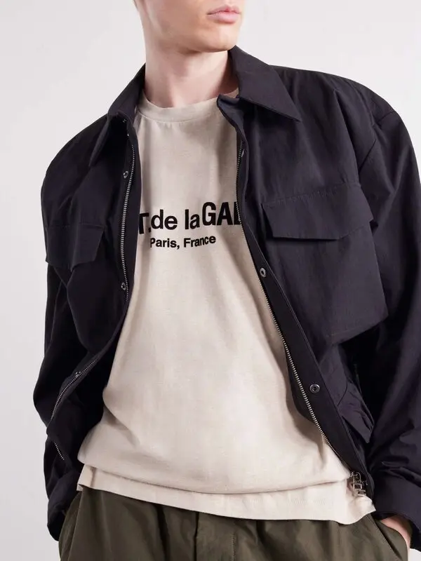 GALLERY DEPT. Logo-appliquéd Cotton-jersey T-shirt