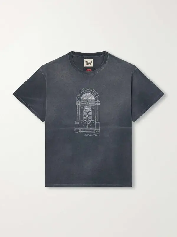 GALLERY DEPT. Jukebox Printed Cotton-jersey T-shirt