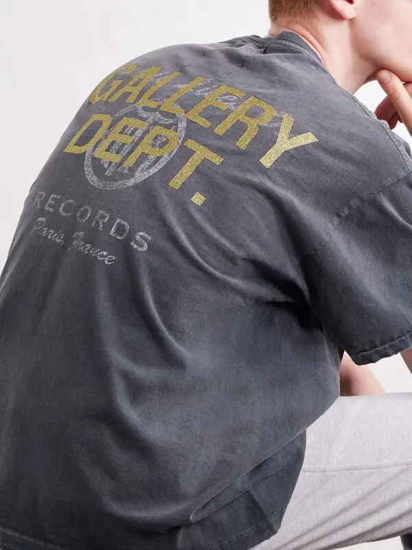 GALLERY DEPT. Jukebox Printed Cotton-jersey T-shirt