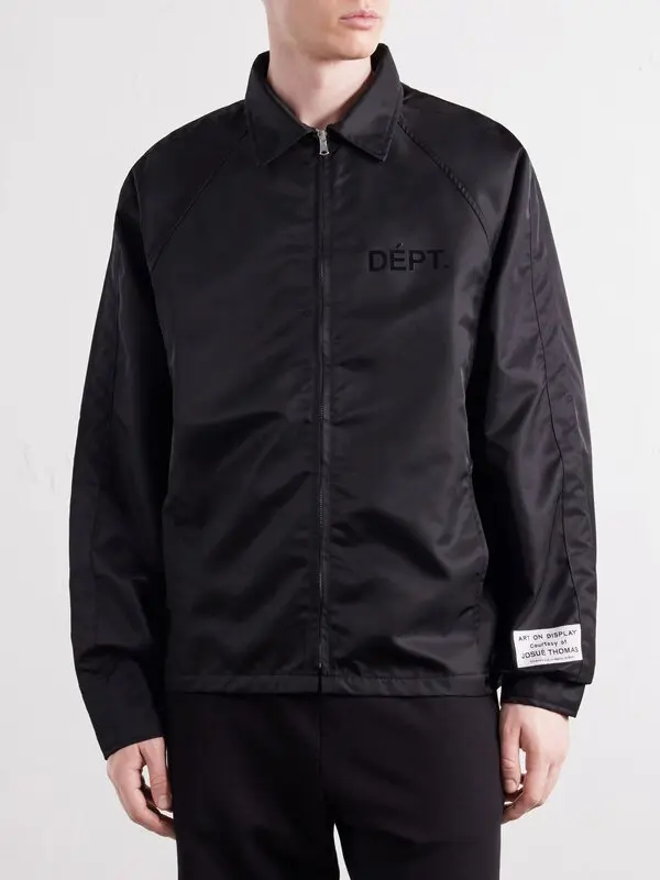 GALLERY DEPT. Montecito Logo-embroidered Shell Jacket - Black