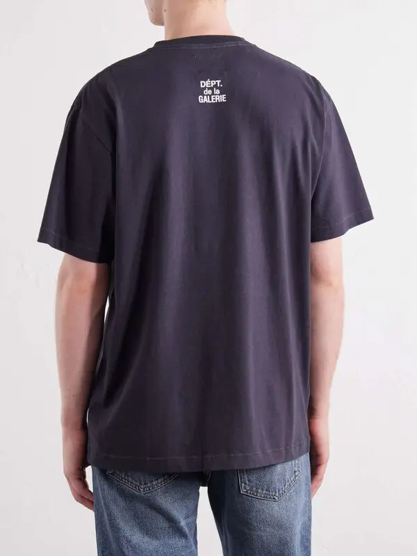 GALLERY DEPT. Logo-appliqué Cotton-jersey T-shirt