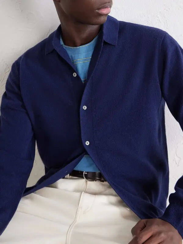Frescobol Carioca Safra Camp Collar Wool Shirt