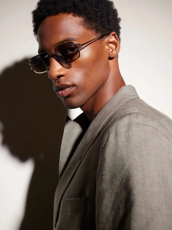 Cartier Motifs De Square-frame -tone Sunglasses