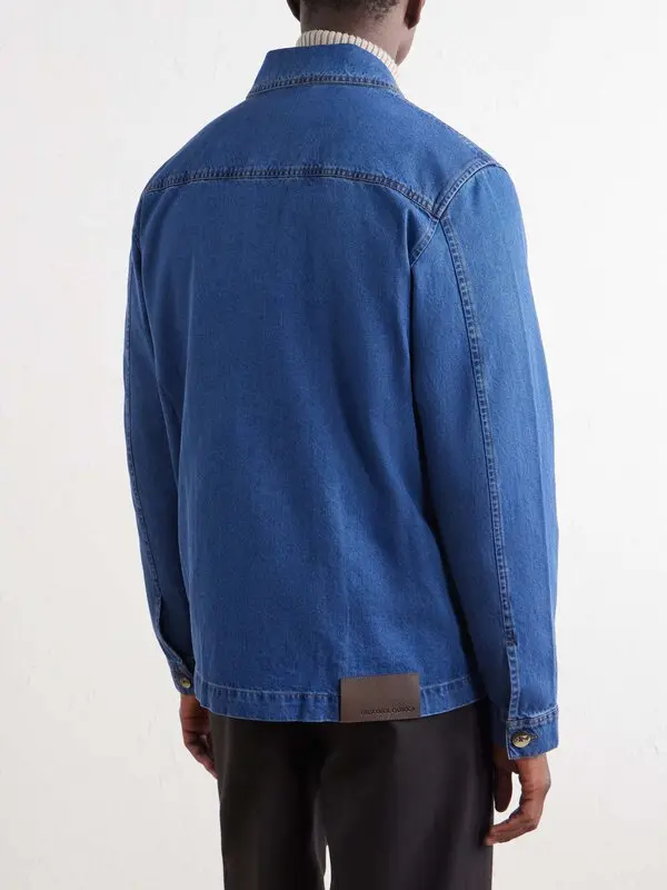 Frescobol Carioca Fontes Cotton-blend Denim Jacket
