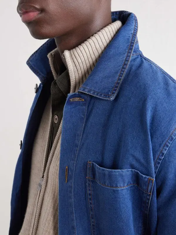 Frescobol Carioca Fontes Cotton-blend Denim Jacket