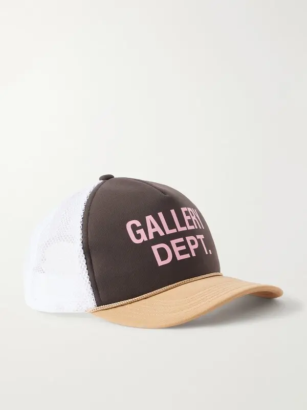 GALLERY DEPT. Logo-print Foam And Mesh Trucker Cap - Multi
