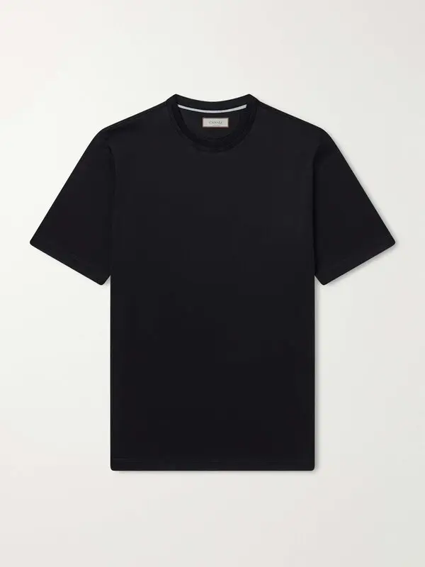 Canali Cotton-jersey T-shirt