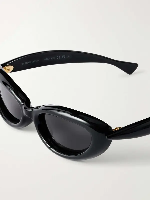 Bottega Veneta Sardine Round-frame Injected Sunglasses