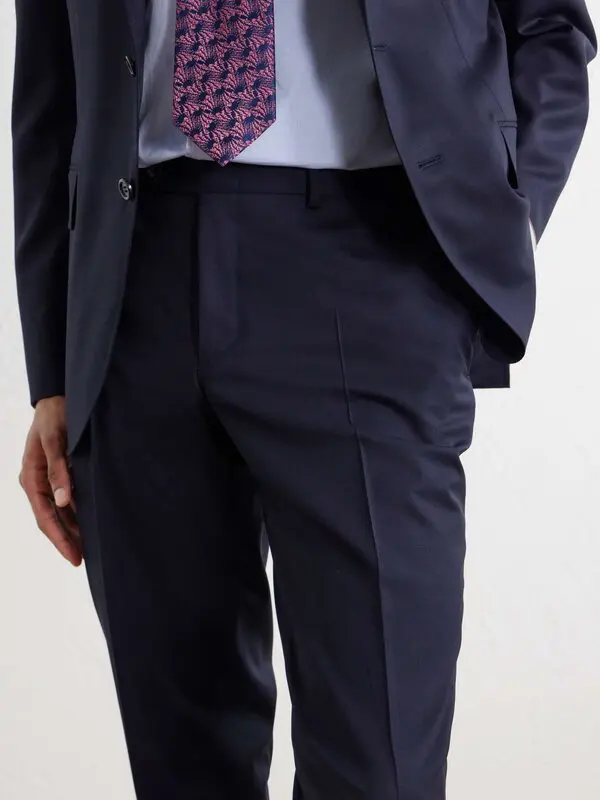 Canali Straight-leg Wool-blend Trousers