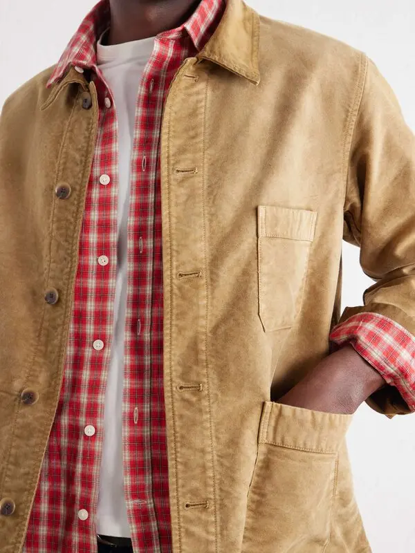 Nn07 Deon 5465 Checked Organic Cotton-flannel Shirt