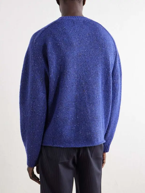 Nn07 Jim 60074 Wool-blend Knitted Crewneck