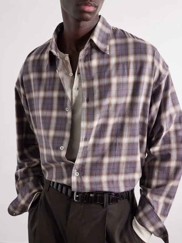 SAGE NATION Chisholm Checked Flannel Shirt
