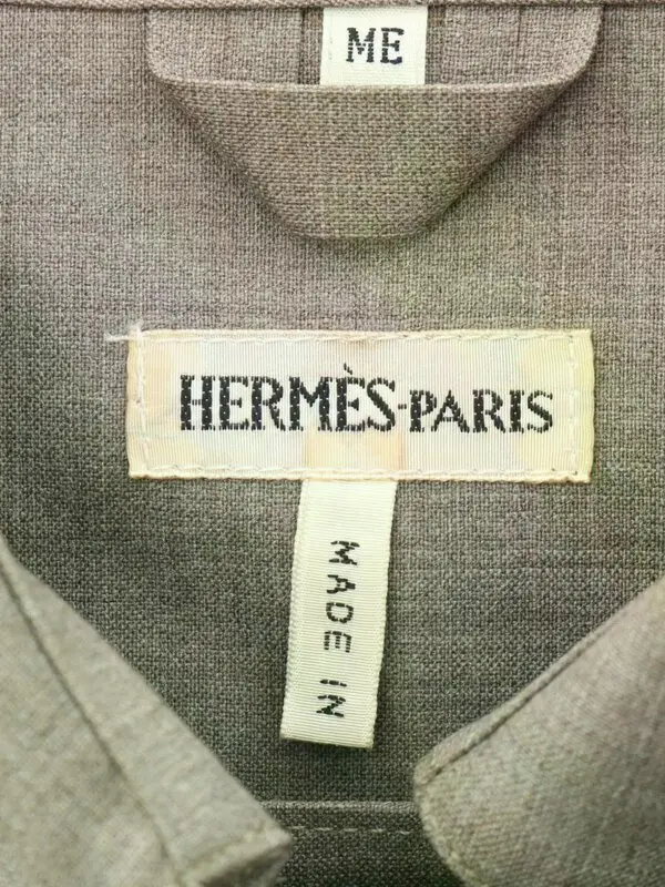 Hermès 2010s Double-breasted Belted Coat